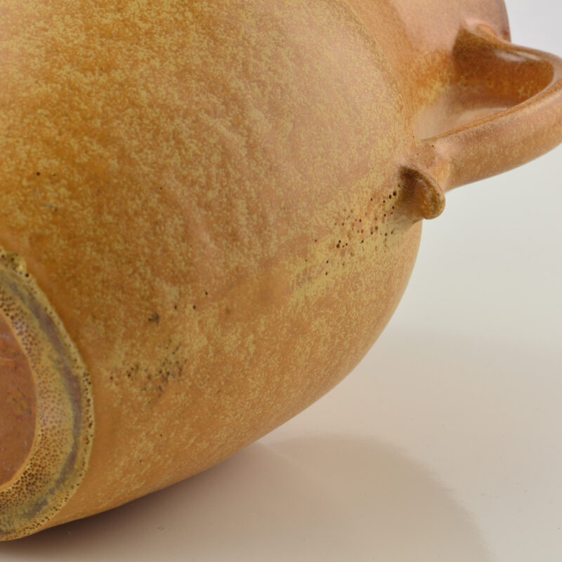 Waco-Bybee Two Handled Vase Butterscotch Glaze - Only Clay