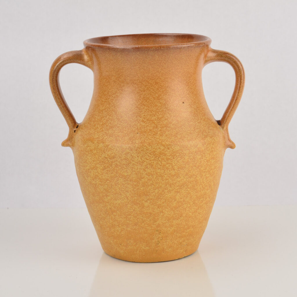 Waco-Bybee Two Handled Vase Butterscotch Glaze - Only Clay